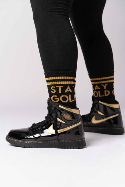 Stay Gold Socks – Sincerely Me Cee